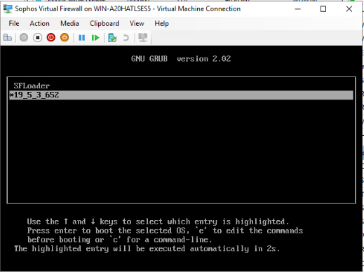 HƯỚNG DẪN CÀI SOPHOS VIRTUAL FIREWALL TRÊN HYPER V – VACIF